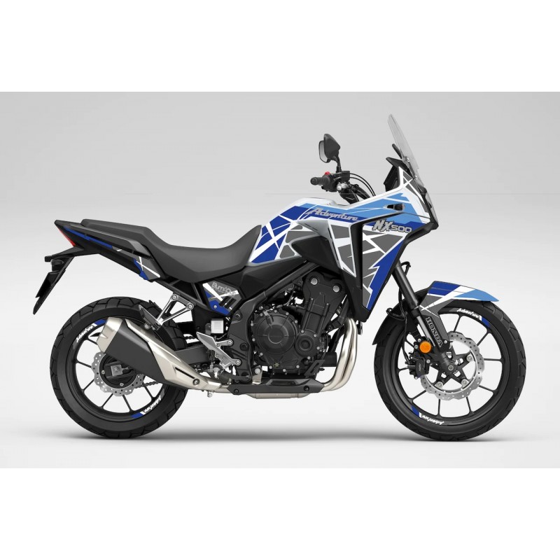 Kit de déco autocollants Burn-Out Design AT pour Honda NX500